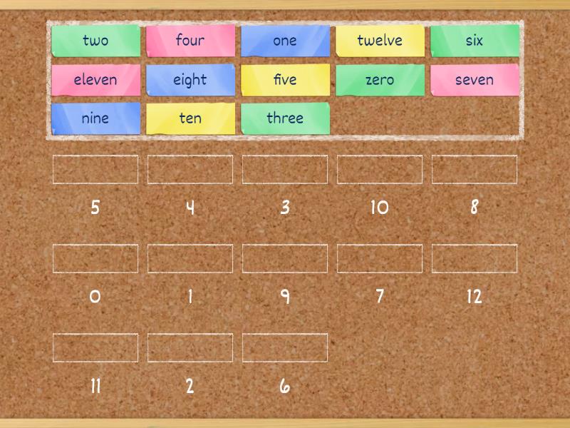 Match the numbers - Match up
