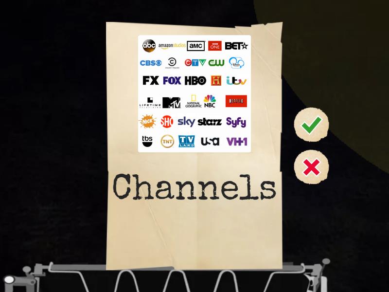 TV fleshcards - Flash cards