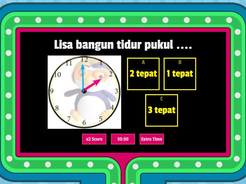 Pengukuran Waktu - Gameshow quiz