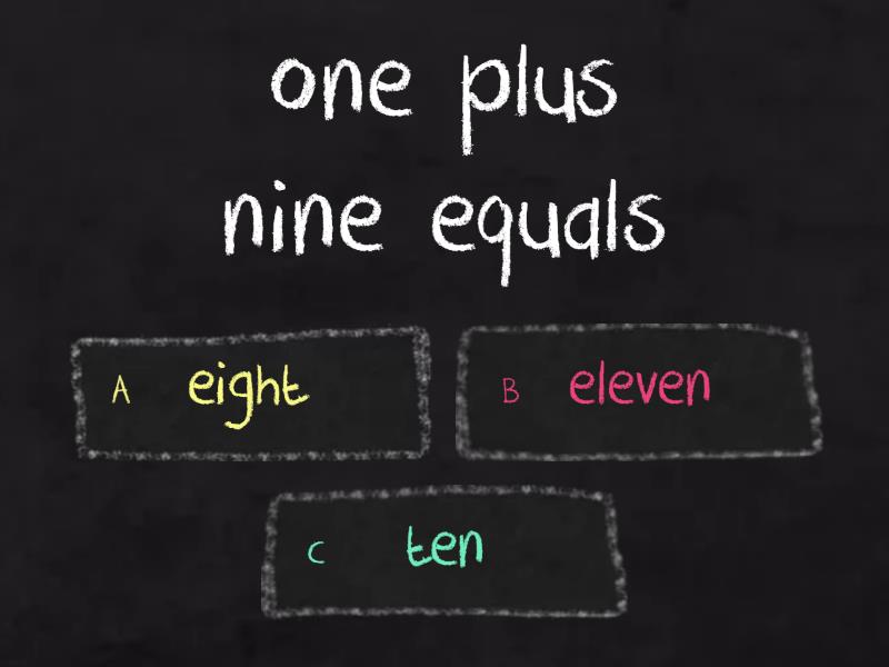 Maths: Addition - Викторина