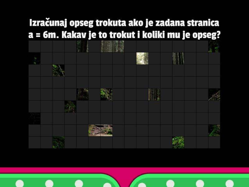 Opseg trokuta - slikovni kviz - Image quiz