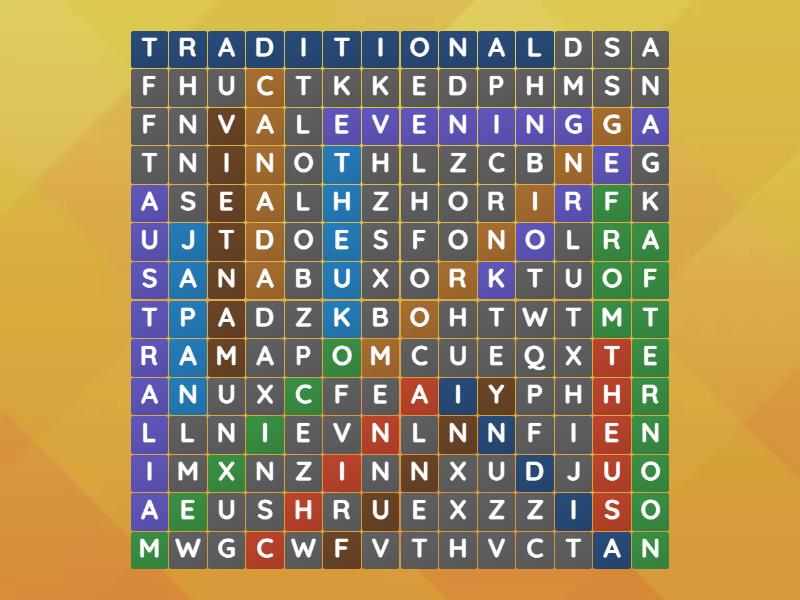 G5 Where are you from? - Wordsearch