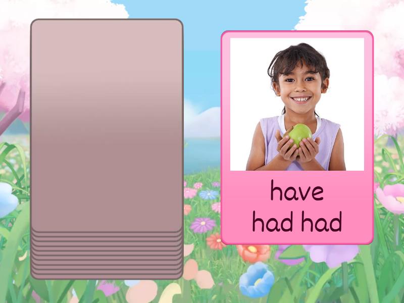 Irregular verbs - Speaking cards