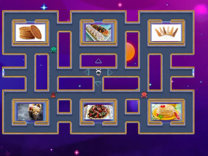 Waffle QUIZ - Maze chase