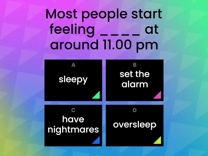 UI 6A Sleep PRACTICE - Quiz