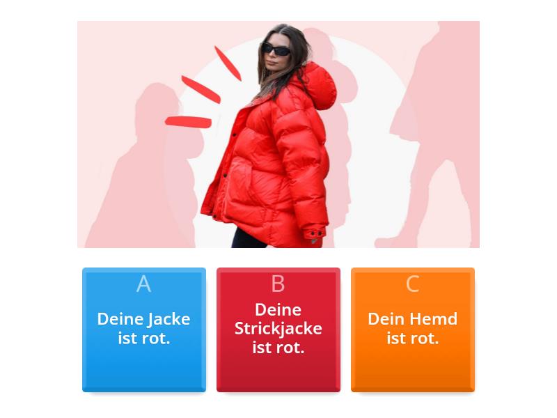 Welcher Satz passt zum Bild? - Quiz