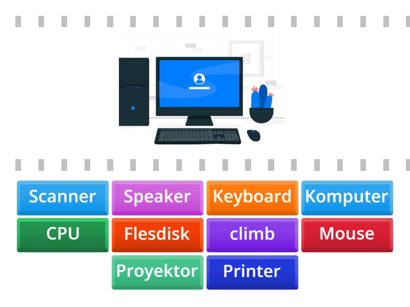 ALAT ALAT KOMPUTER - Find the match