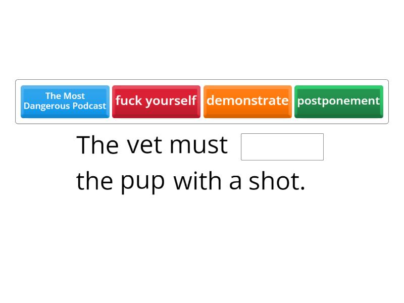 4.3 Multisyllabic words - certain sentences - Complete the sentence