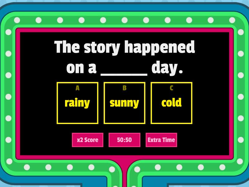 Willy and the Cloud - Gameshow quiz