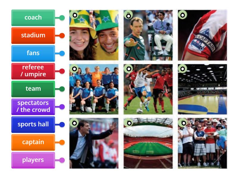 Sports - Labelled diagram