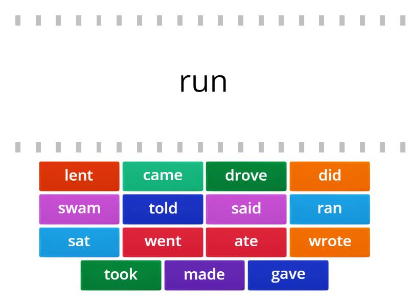 Irregular verbs - Past Simple Navigate A2 Elementary Unit 7 - Find the ...