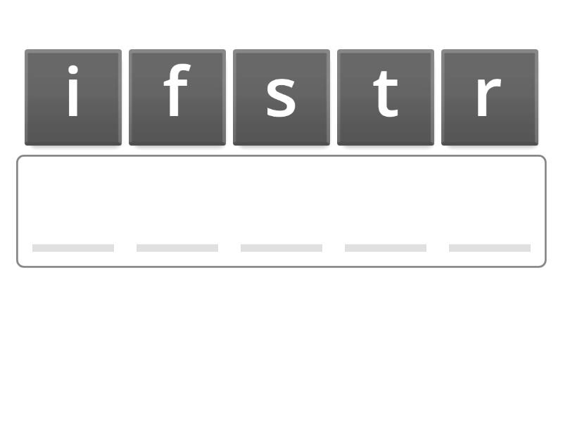 ff3 unit 6 time words - Anagram