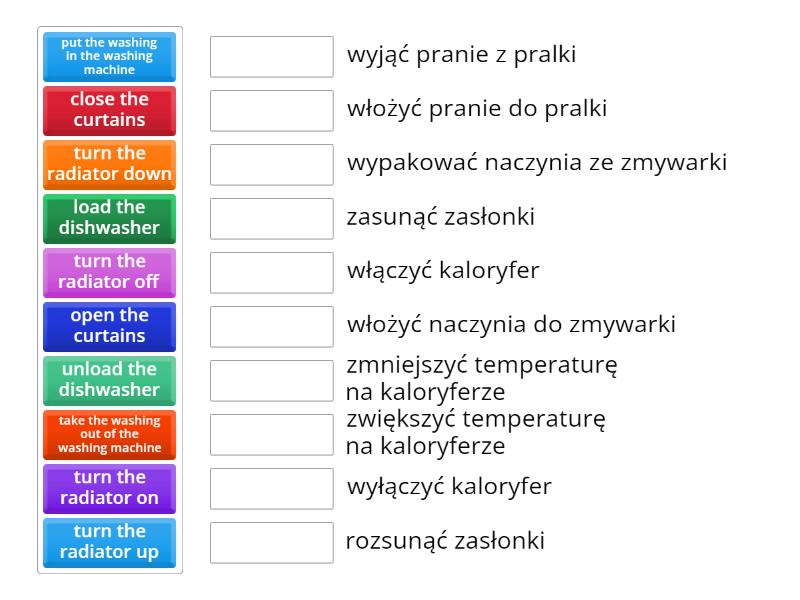 Brainy 6 unit 2 using objects in the house - Match up