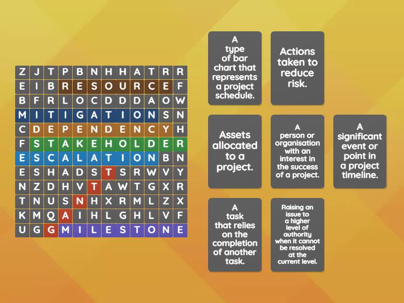 Unit 003 Project Management Assessment 2 - Wordsearch
