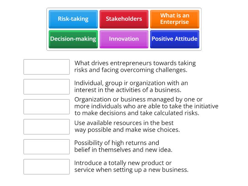 Enterprise Game - Match up
