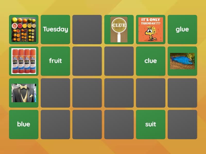 Oxford Phonics 3 Unit 8 - Matching pairs