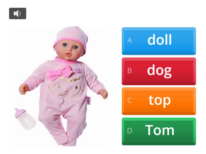 Phonics phase 2 CVC medial vowel o (audio supported pictures) - Quiz