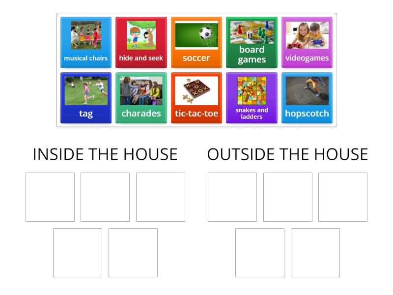 INSIDE AND OUTSIDE GAMES - Group sort