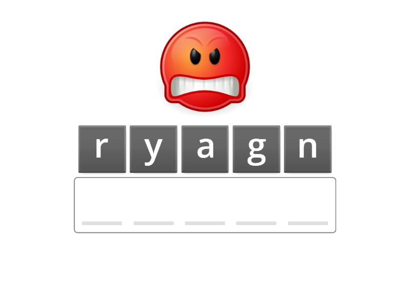 HOMEWORK: How do you feel? - Anagrama