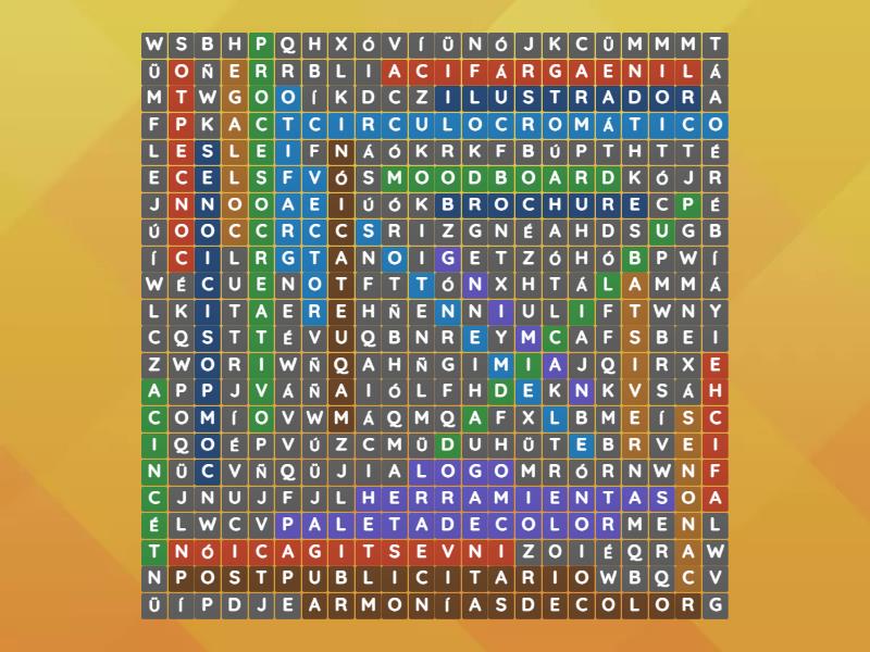 Introducción a Photoshop - Wordsearch