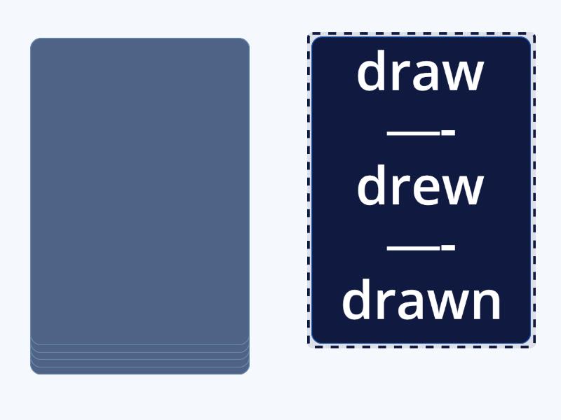 Irregular verbs: the tricky ones - Speaking cards