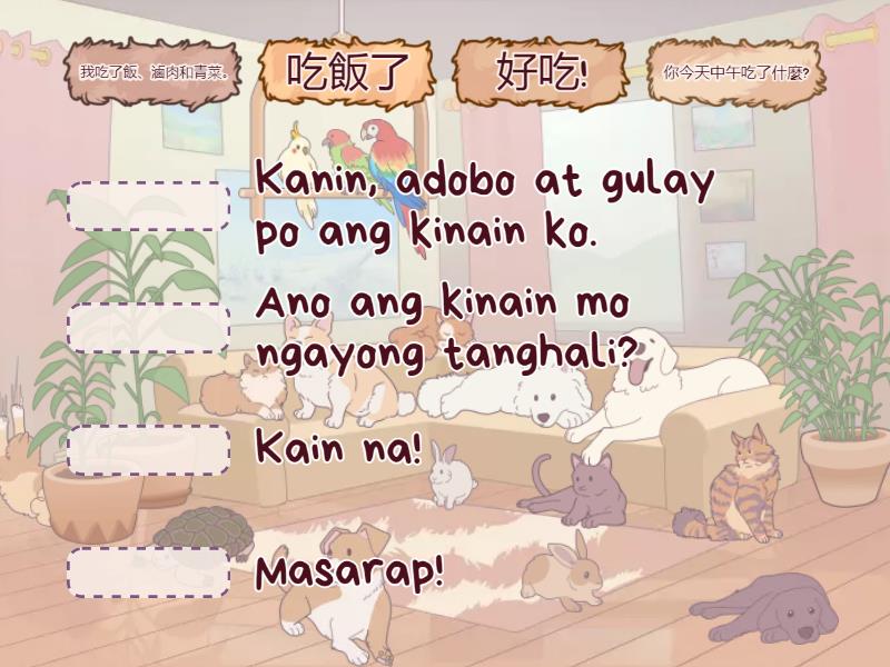 Bk 2-4-1 Sentence Pattern () - Match up