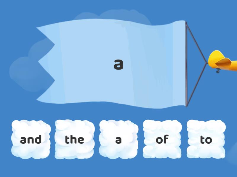 Reading Horizons 1-5 Most Common Words - Find the match