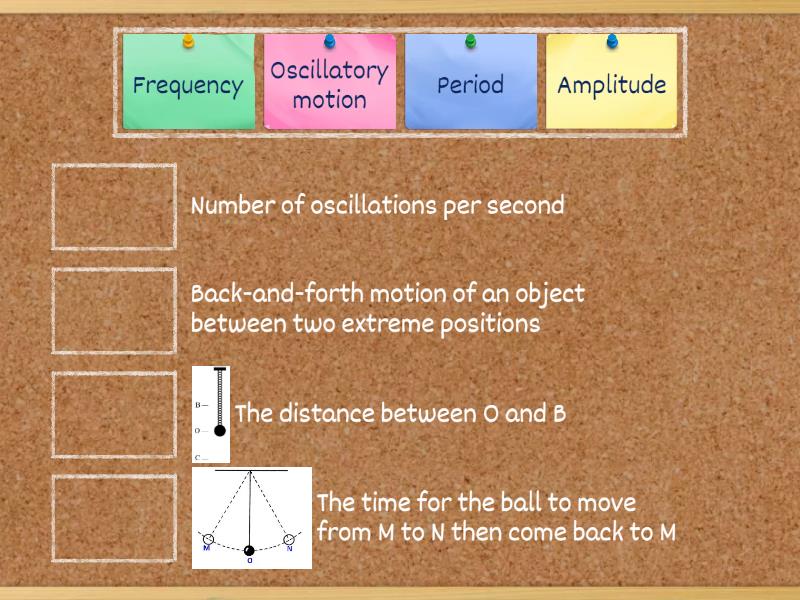 Oscillatory Motion (2) - Match up