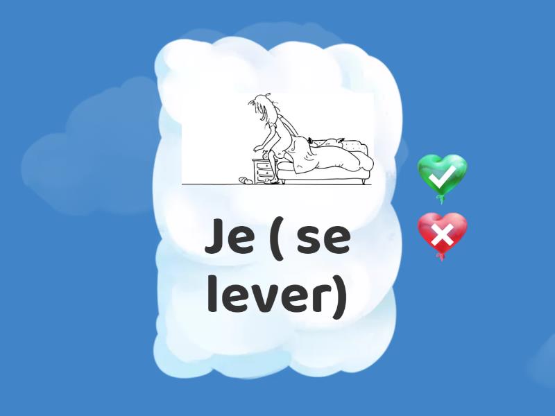 Verbes pronominaux - Flash cards