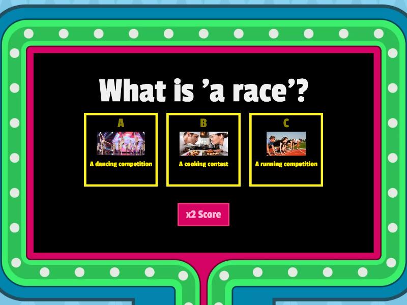 OIC2 Unit 16 Bookworm The race - Gameshow quiz