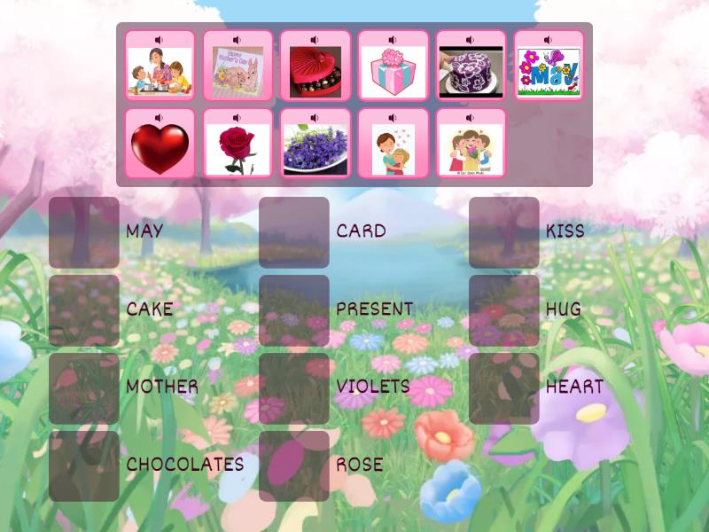 MOTHER'S DAY - Match up