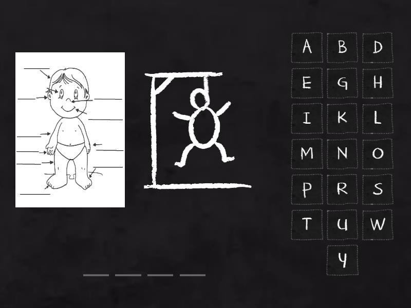 parts of body - Hangman