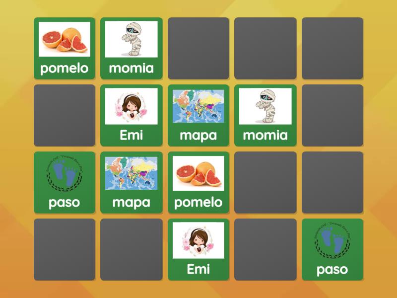 Juego de memoria - Matching pairs