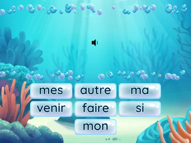 Les mots à haute fréquence (série 2) jeu 1 - Find the match