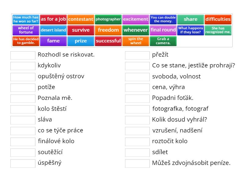 Project 4 unit 2C - Match up