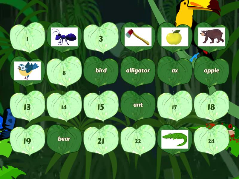 Phonics 1 Unit 1 (ABC) - Matching pairs