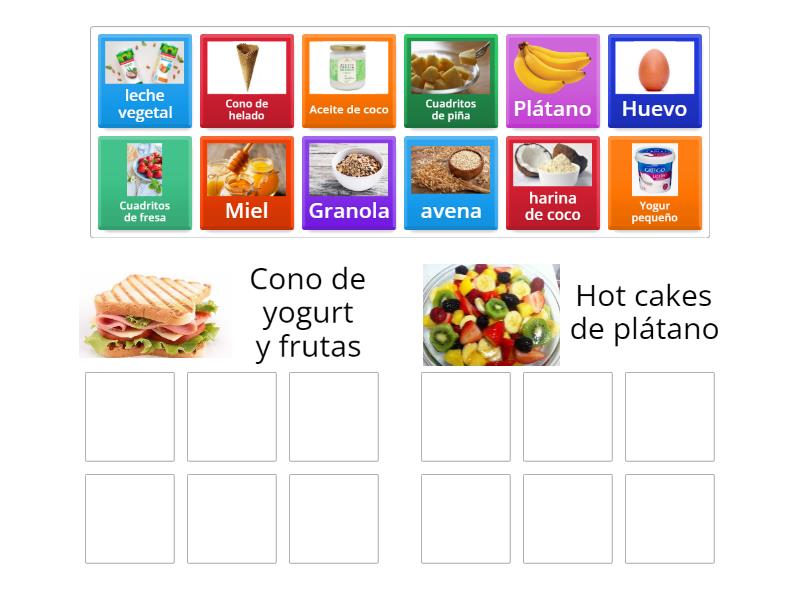 Recetas Saludables - Group sort
