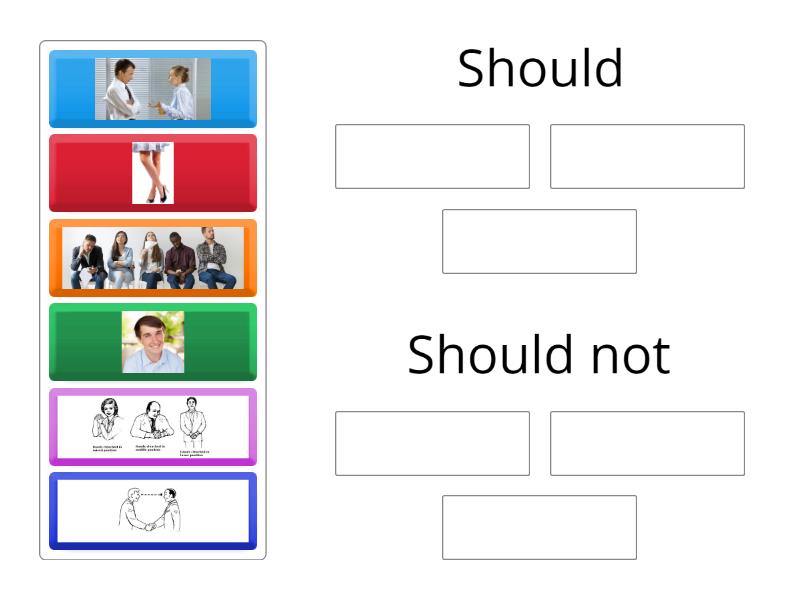 Body language - Group sort