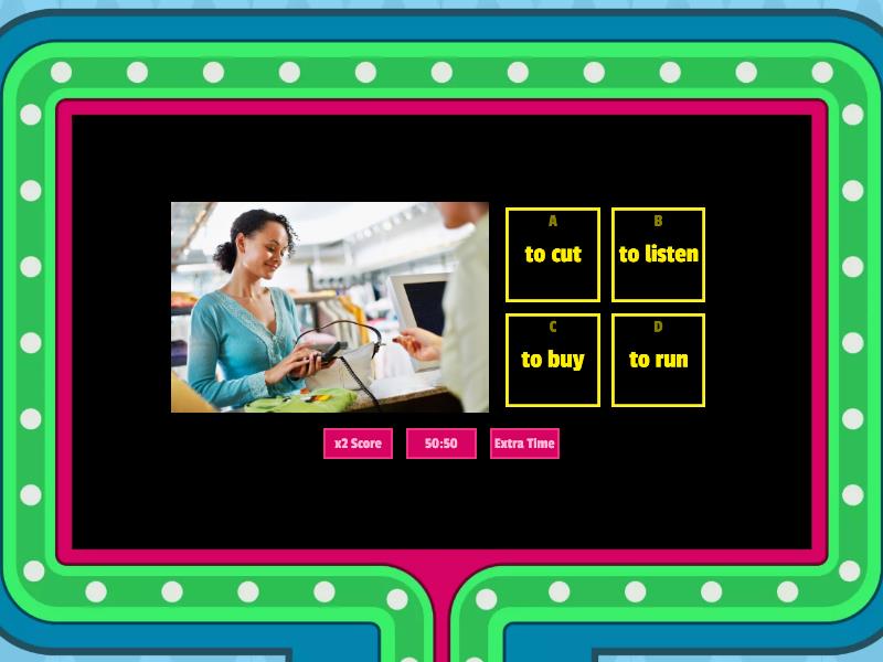 Actions (Verbs) - Gameshow quiz