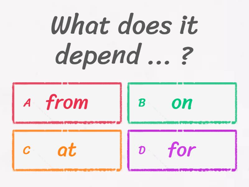 Prepositions in Questions - Quiz