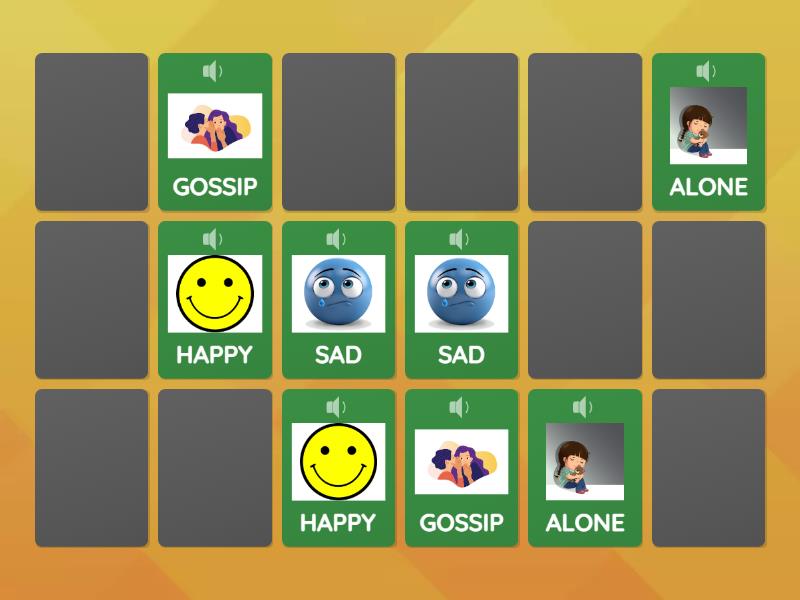 Personality adjectives & emotions Charlotte's web - Matching pairs