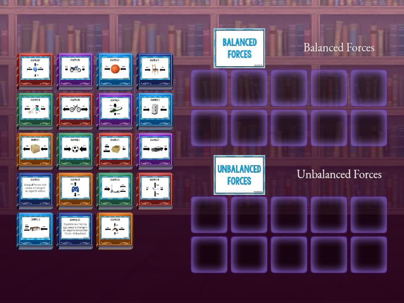 Balanced vs Unbalanced Forces - Posortuj
