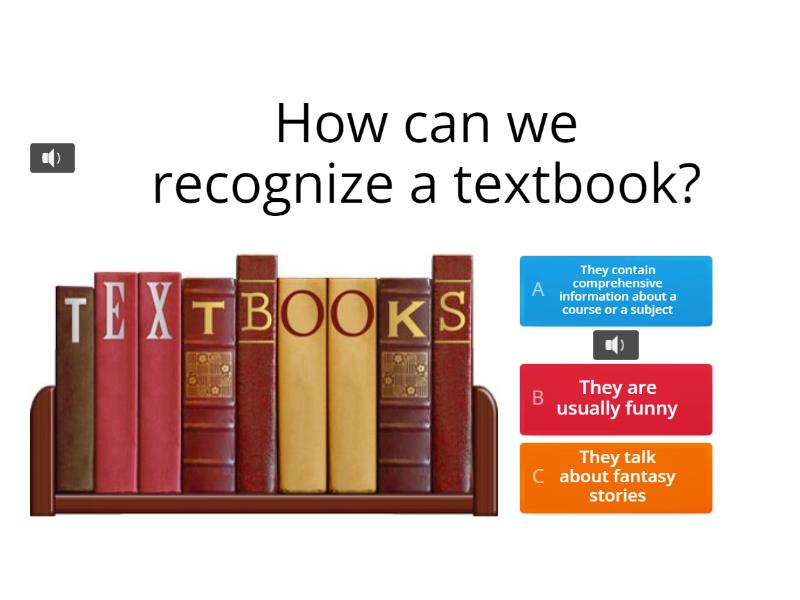 Textbooks - Quiz