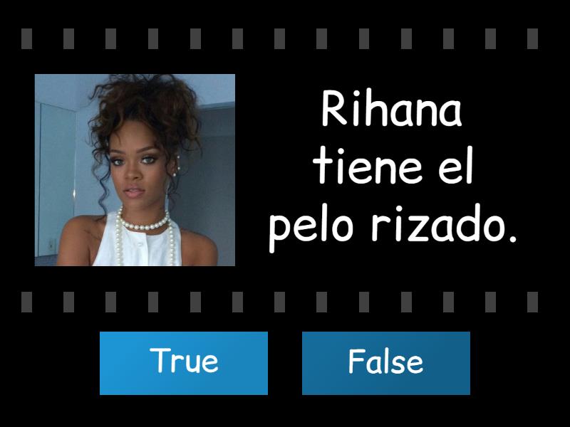 Adjetivos de apariencia física y carácter - True or false