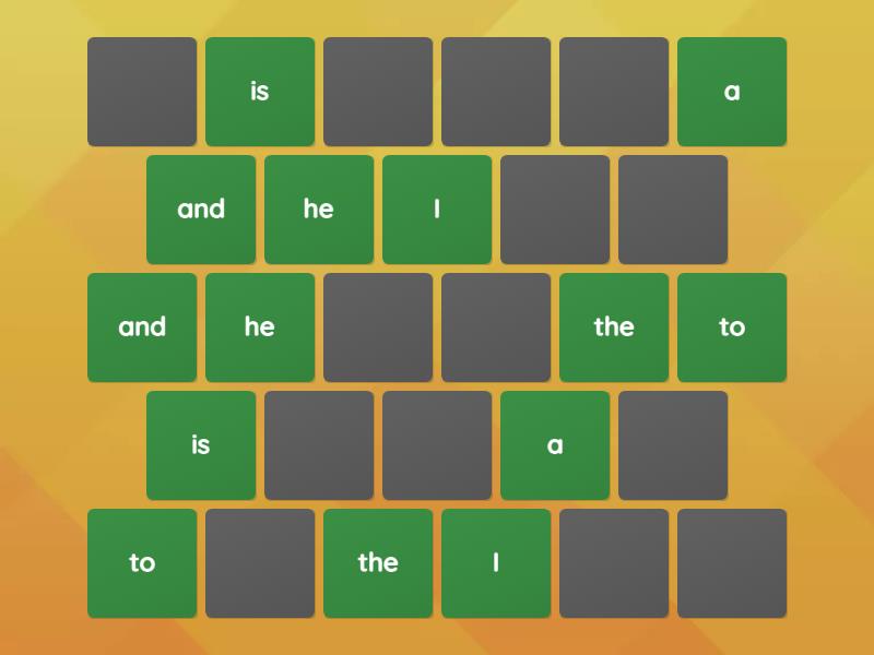 Carter words - Parejas