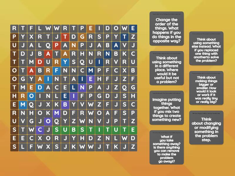 Scamper Wordpuzzle - Wordsearch