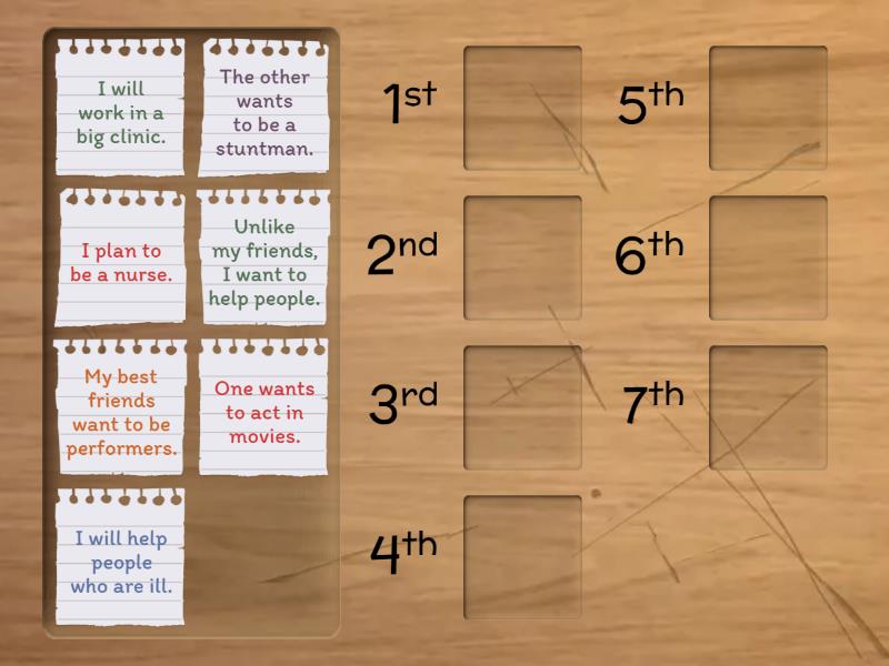 When We Grow Up - Rank order