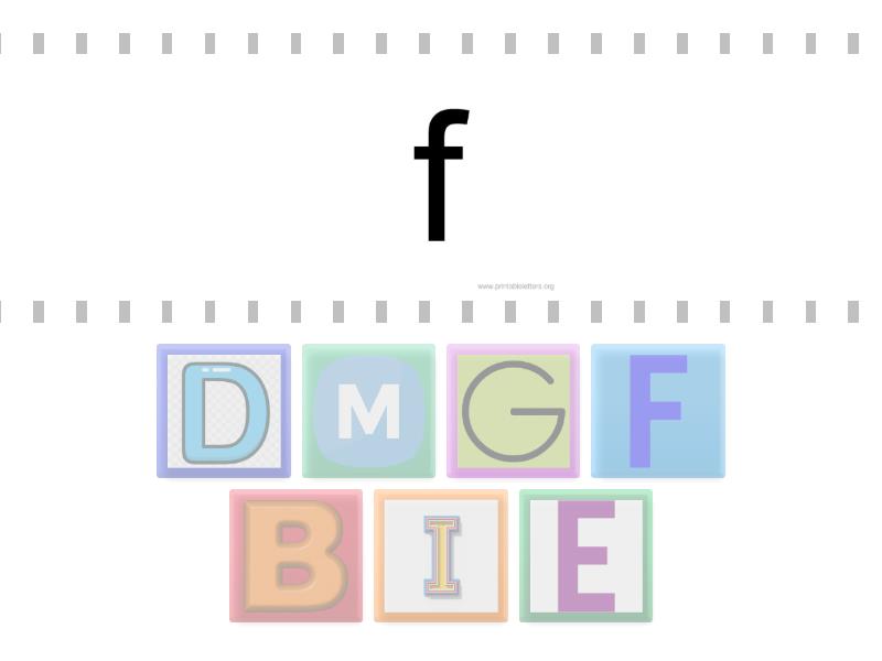 Big and small letter matching pairs - Find the match