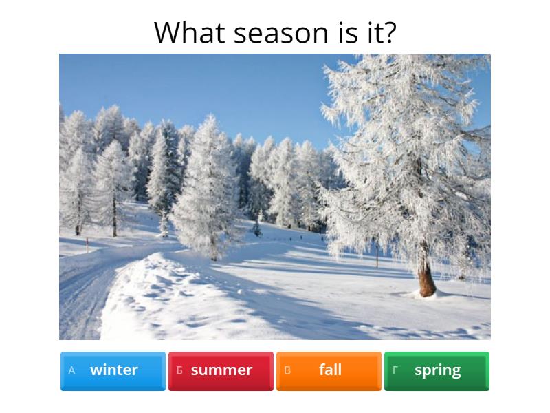 Seasons - Quiz