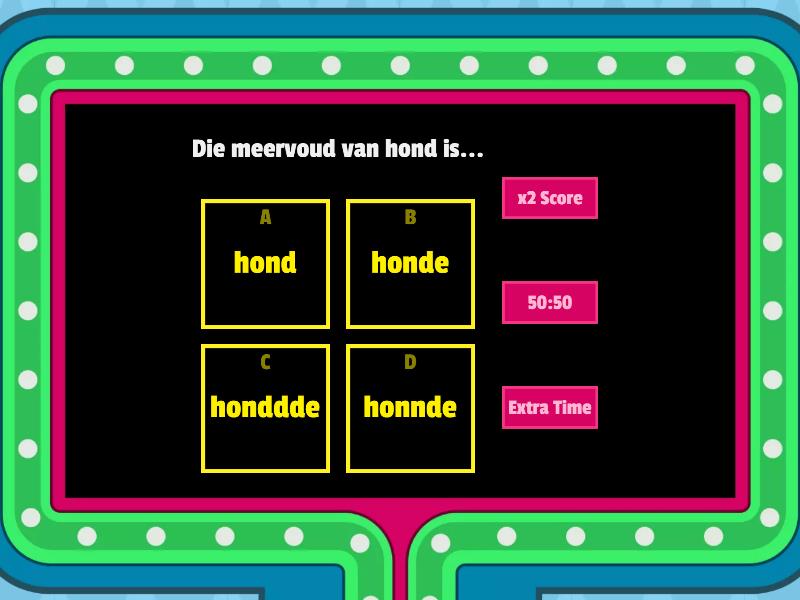 Meervoude - Gameshow quiz